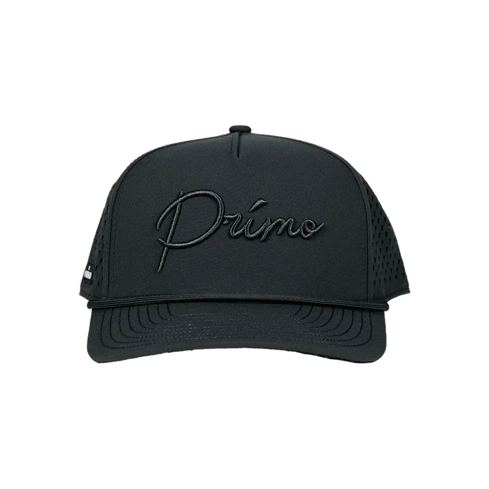 Dark Gray Monochrome Cursive Rope Hat – Primo | Wedge Essentials