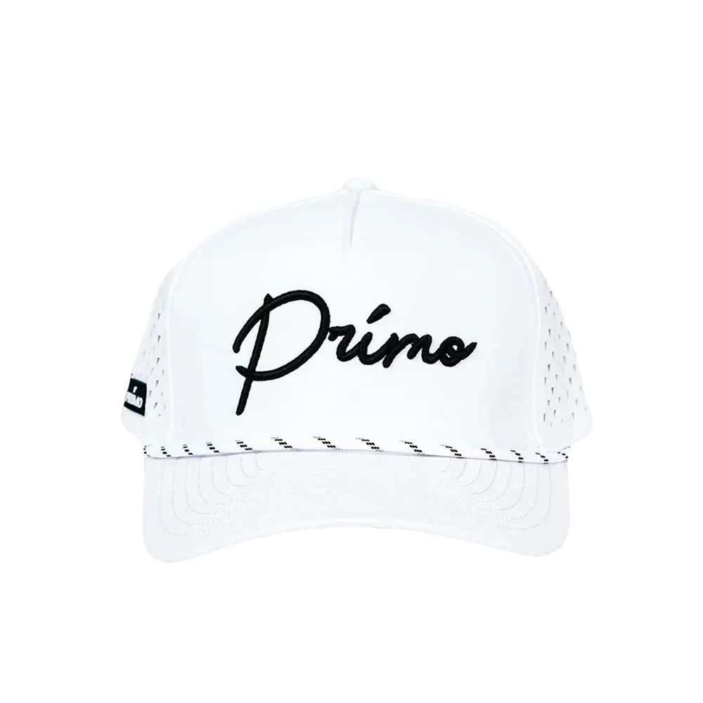 White Cursive Rope Hat – Primo | Wedge Essentials