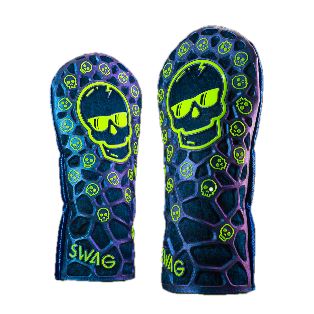 Dazzle Blue Skull TPU Driver Cover – SWAG Golf | Wedge Essentials