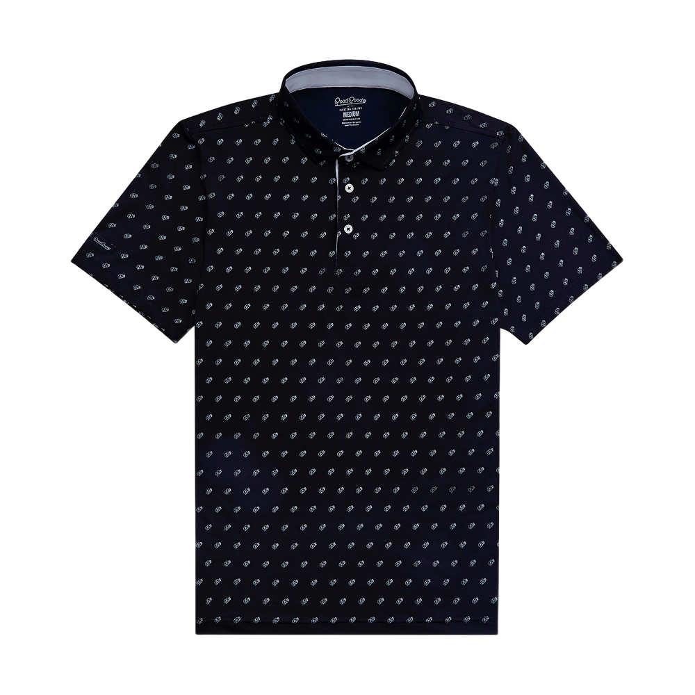 Elite Polo | Tonal Stripes & Tech Comfort by Good Good