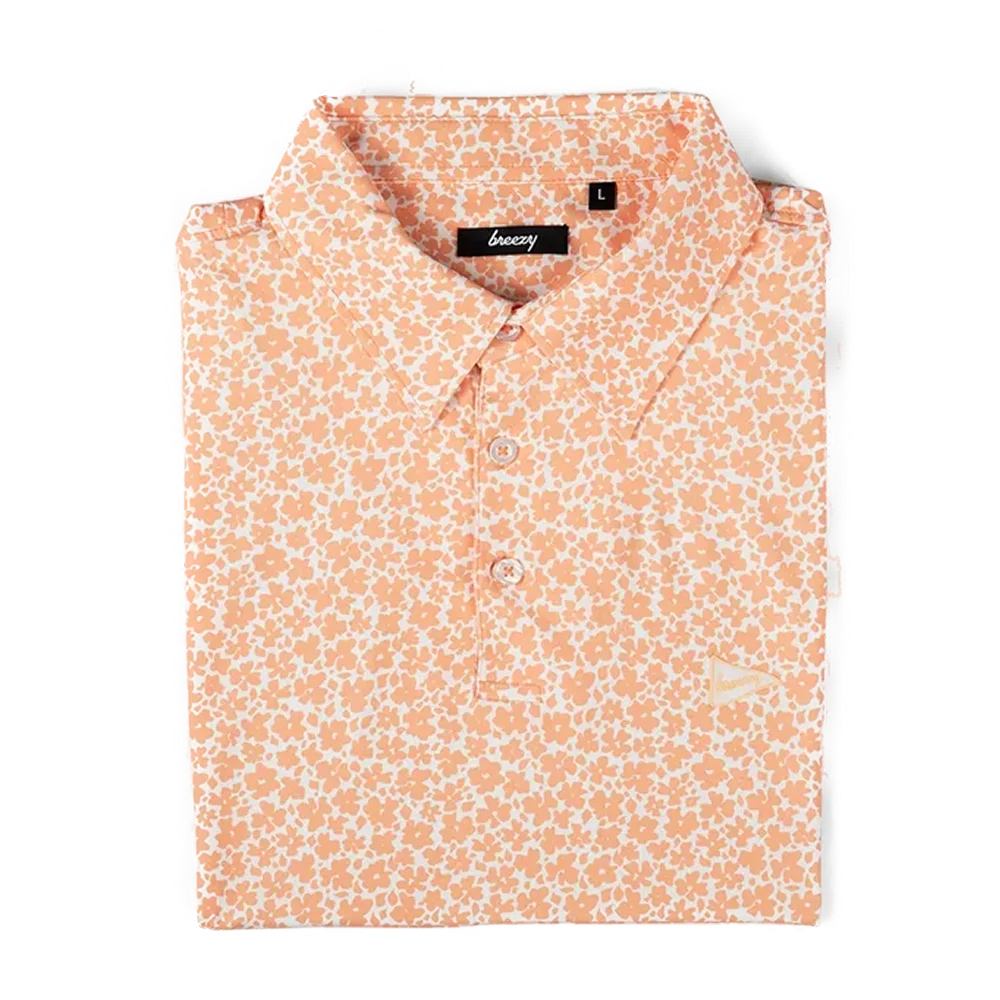 The Vintage Flowers Polo – Retro Golf Vibes | Wedge Essentials